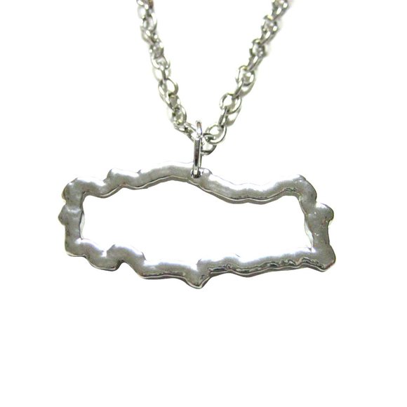 Kiola Designs | Jewelry | Turkey Map Outline Pendant Necklace | Poshmark